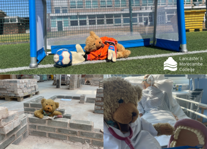 Eden Bear visits Lancaster & Morecambe College :: Lancaster & Morecambe ...